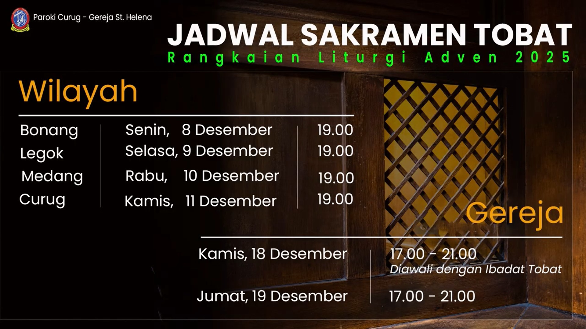 Paroki Curug Gereja Santa Helena